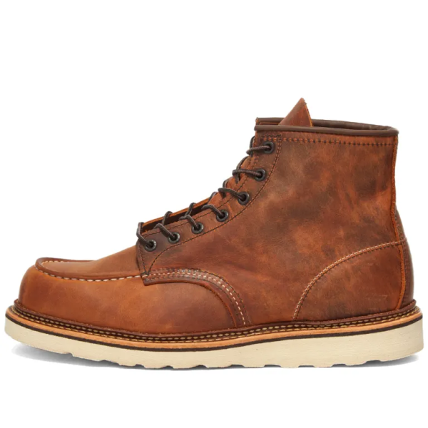 Red Wing 1907 Heritage Work 6" Moc Toe Boot Copper Rough Tough ...