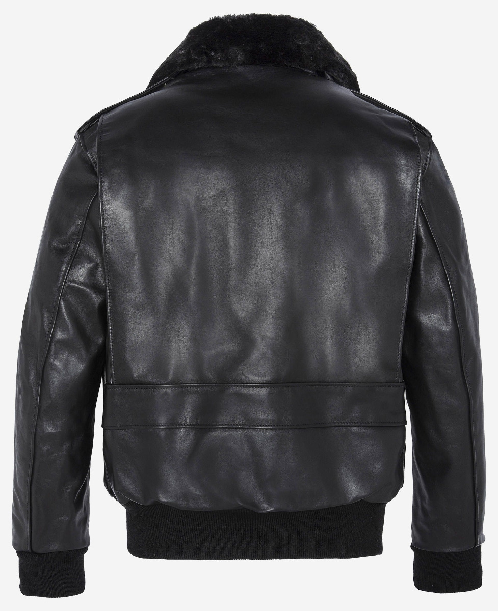 Schott NYC Iconic A-2 Flight Jacket Made In USA Black - IconsHeritage